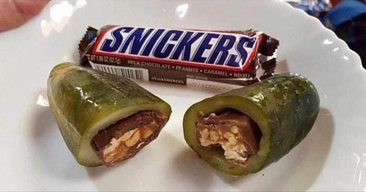 Maak kennis met Snickles: een combi van Snickers en augurk | TAGMAG